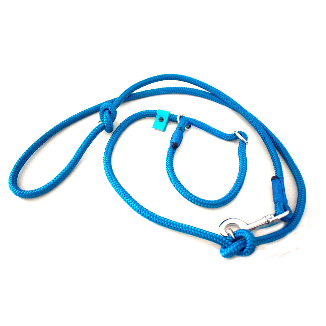 Aqua Dog Loop Leash | Handmade Accessories | Paracord for Pets ...